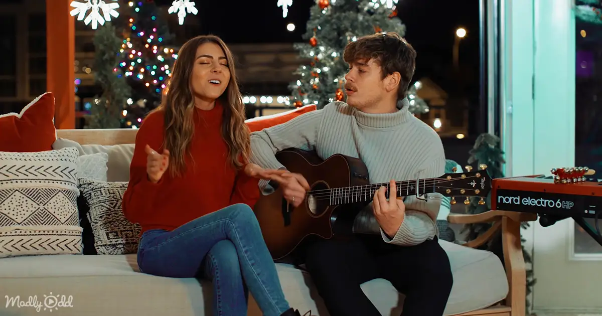 Cozy and delightful! Jada Facer & John Buckley’s ‘Let It Snow’ duet