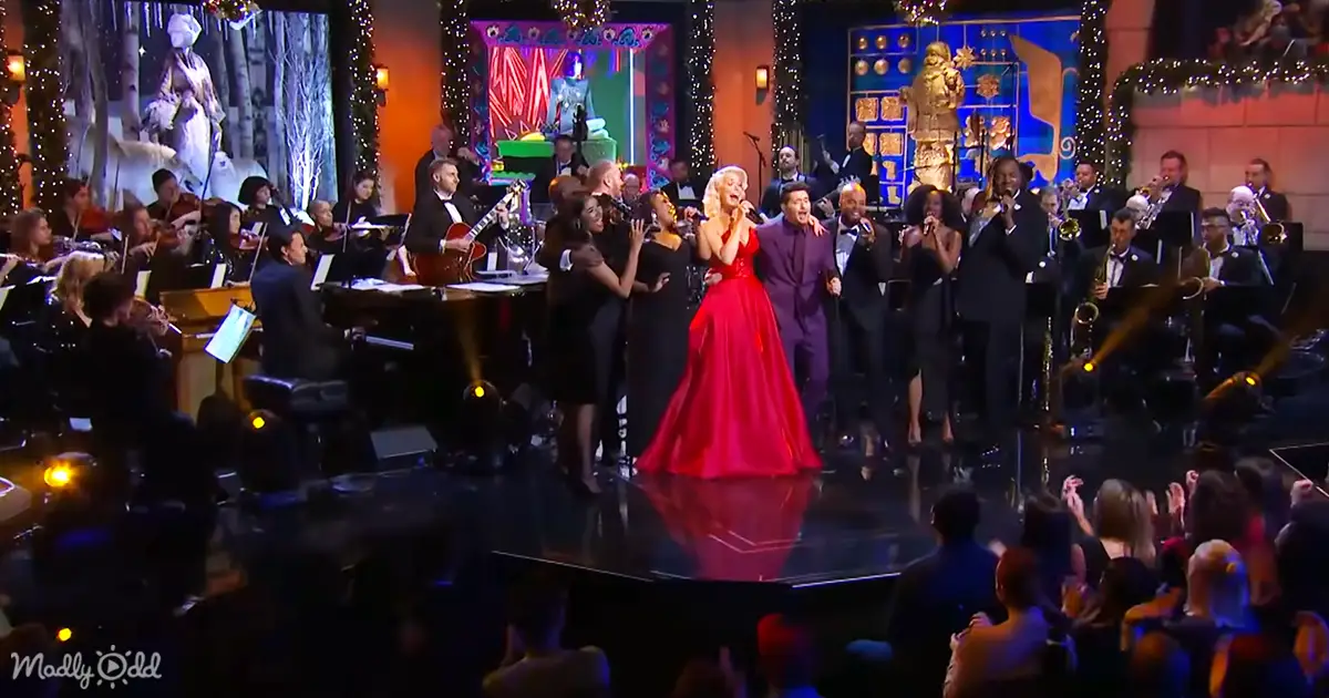 Michael Bublé and Hannah Waddingham Radiate Festive Magic in Christmas ...