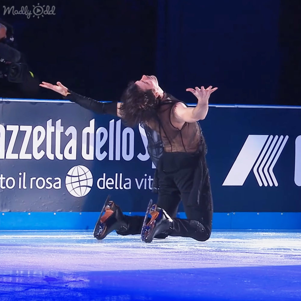 Stephane Lambiel’s Dramatic “Fake Fall” Captivates Ice Skating Fans