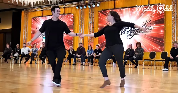 Their ‘unconventional’ song choice ignites a swing dance frenzy